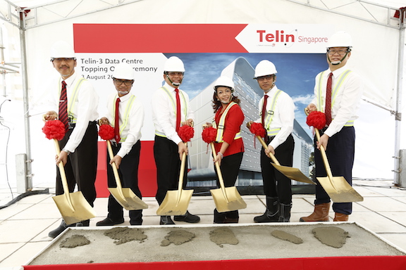 Telin ‘tops out’ its third data centre – Telin-3 in Singapore Telin ‘tops out’ its third data centre – Telin-3 in Singapore
